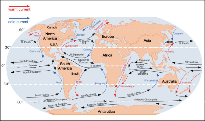 6.2.3 What is the general pattern of ocean currents? – Earth & Space ...
